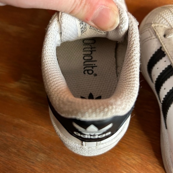adidas | Shoes | Adidas Ortholite Superstar Black White Striped ...